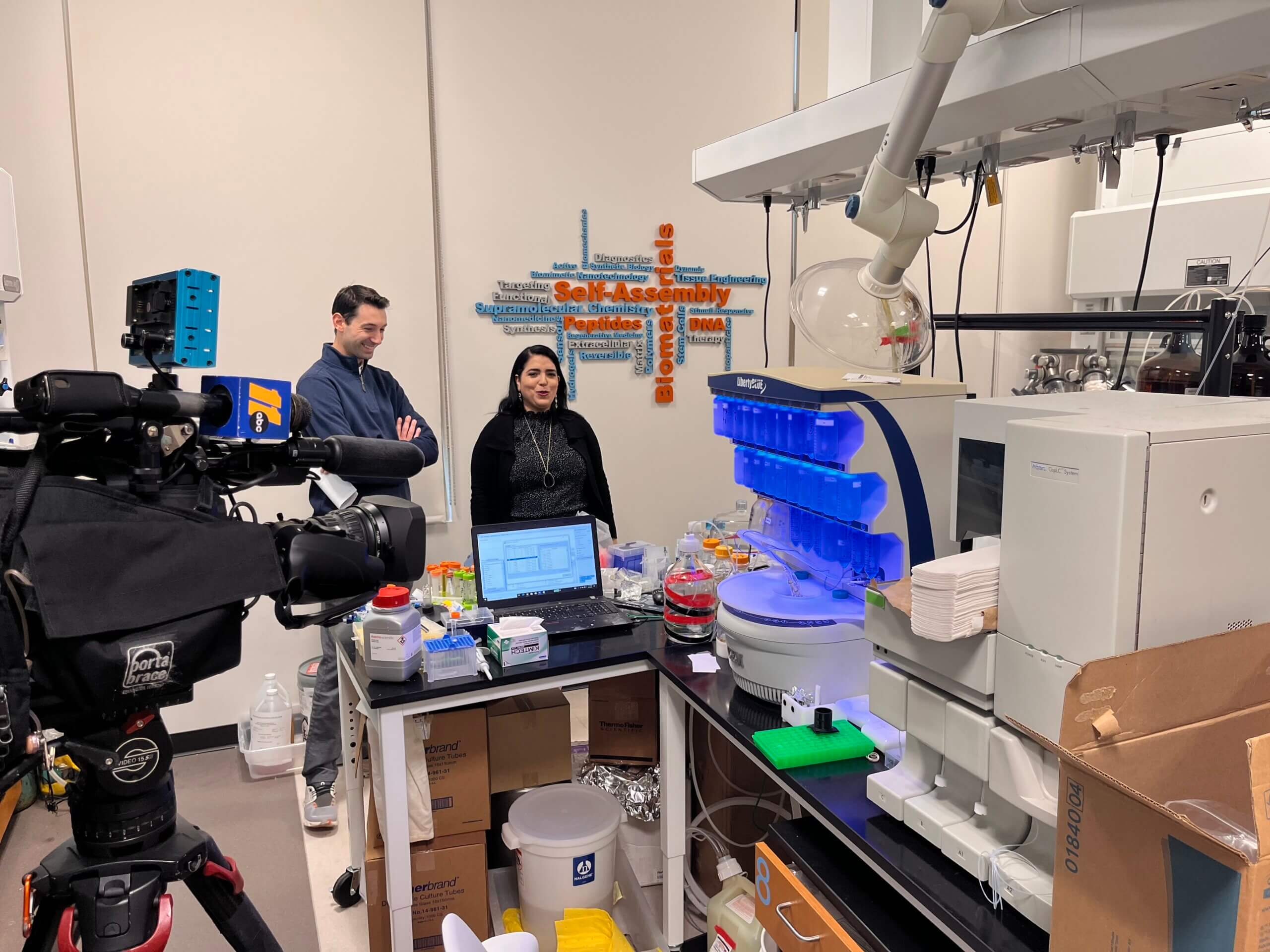 ABC News Visits Freeman Lab UNC to Explore Alzheimer's Cure